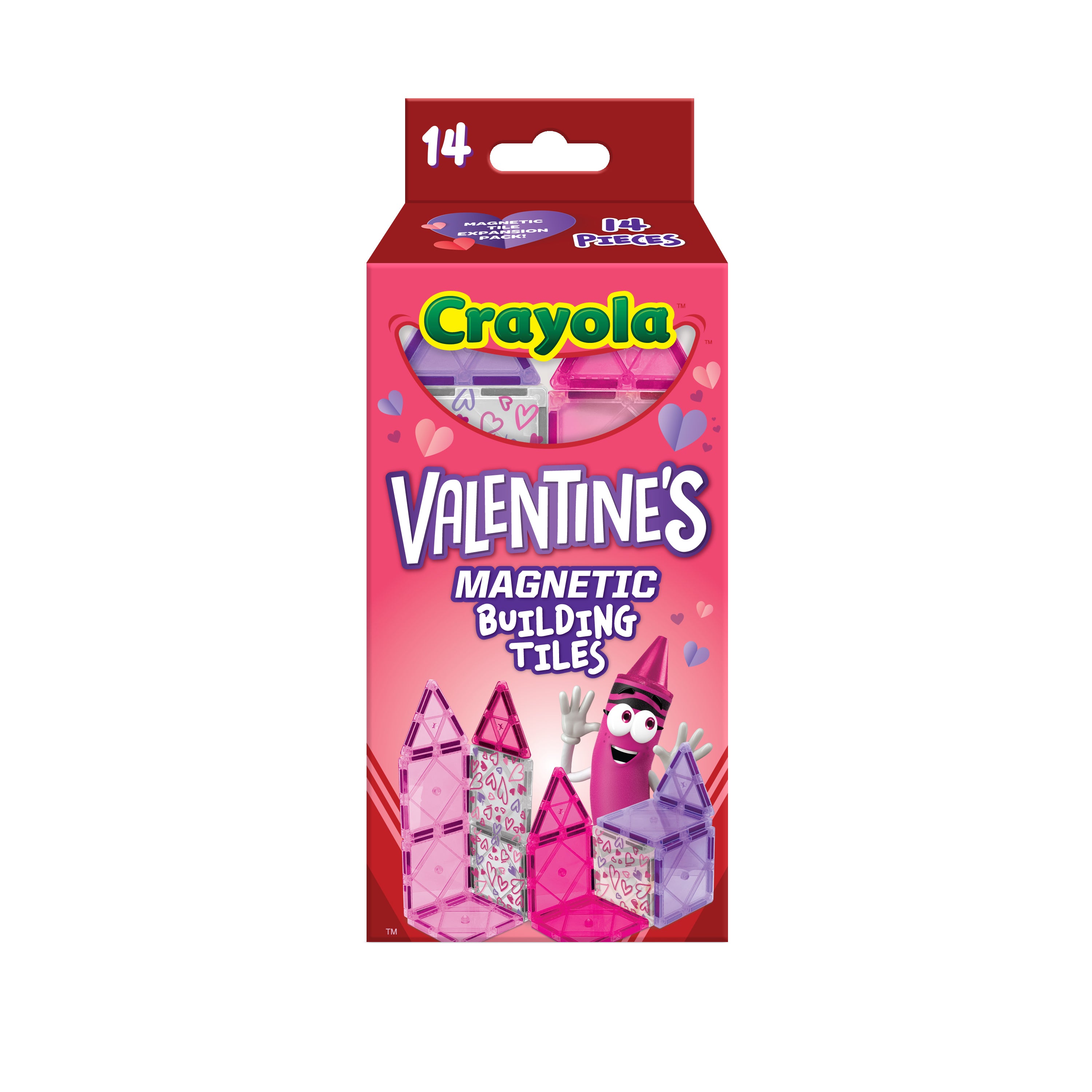 Createon Crayola Valentine's Day Magnetic Tile Set 14Pc – CreateOn