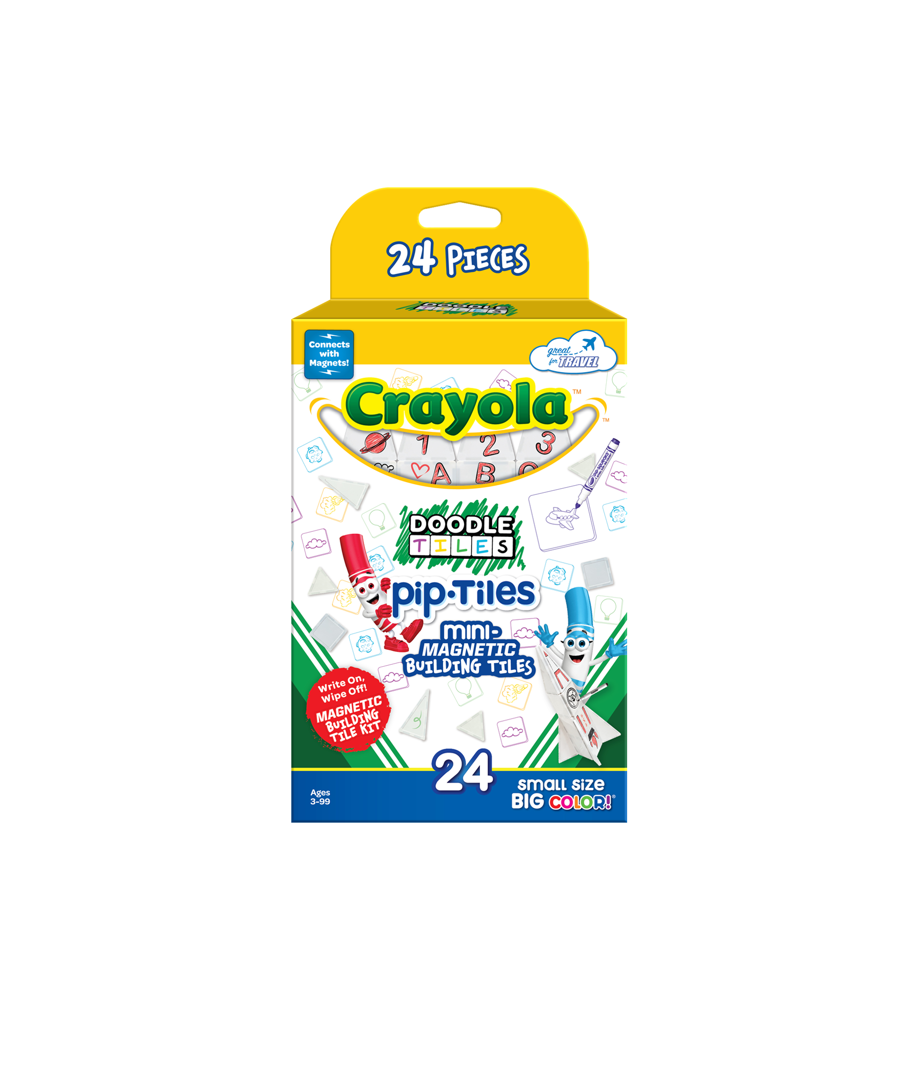 Crayola Doodle Pip Magnetic Tiles 24Pc – CreateOn